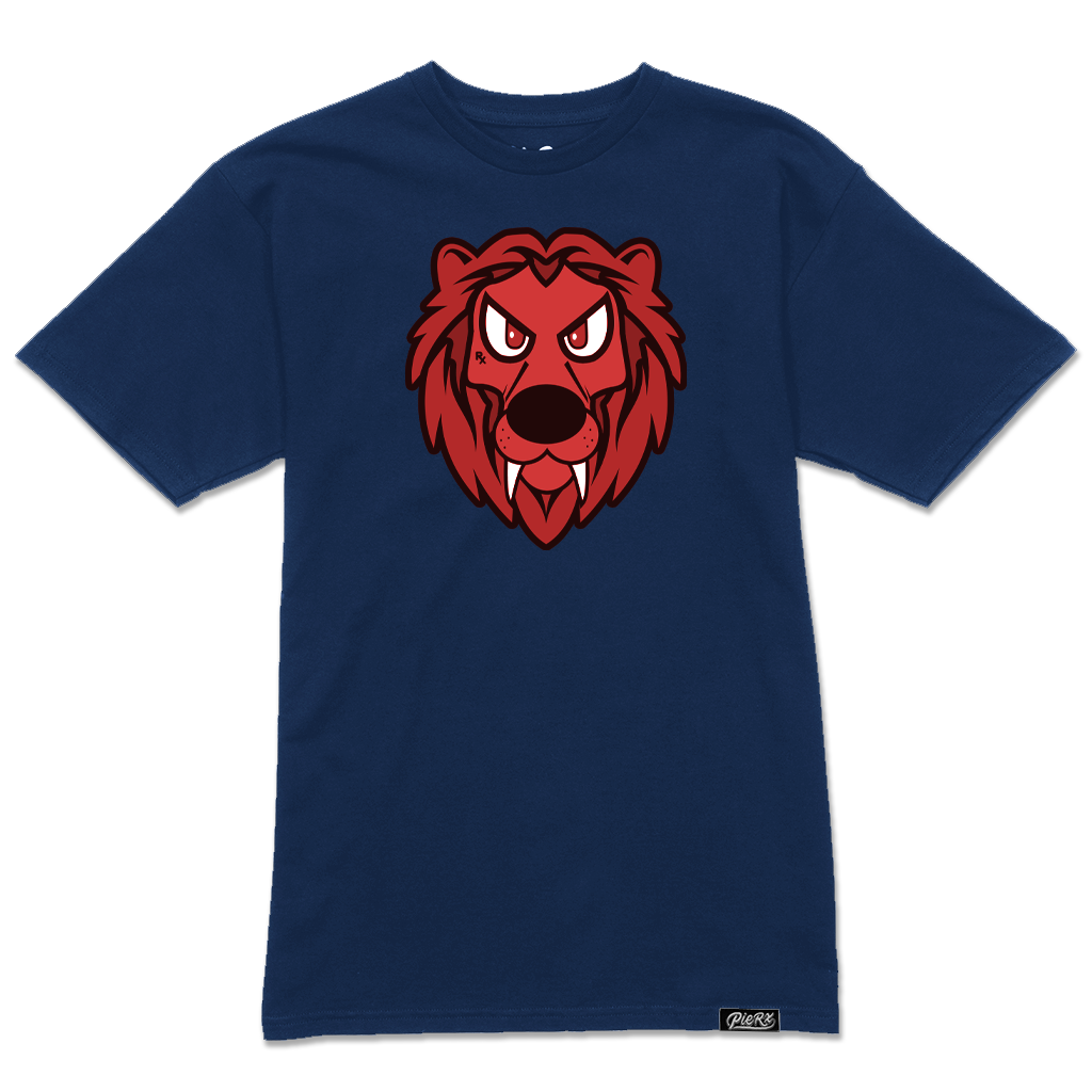 Rx Red Lion Tee - Navy – Pie-Rx Clothing