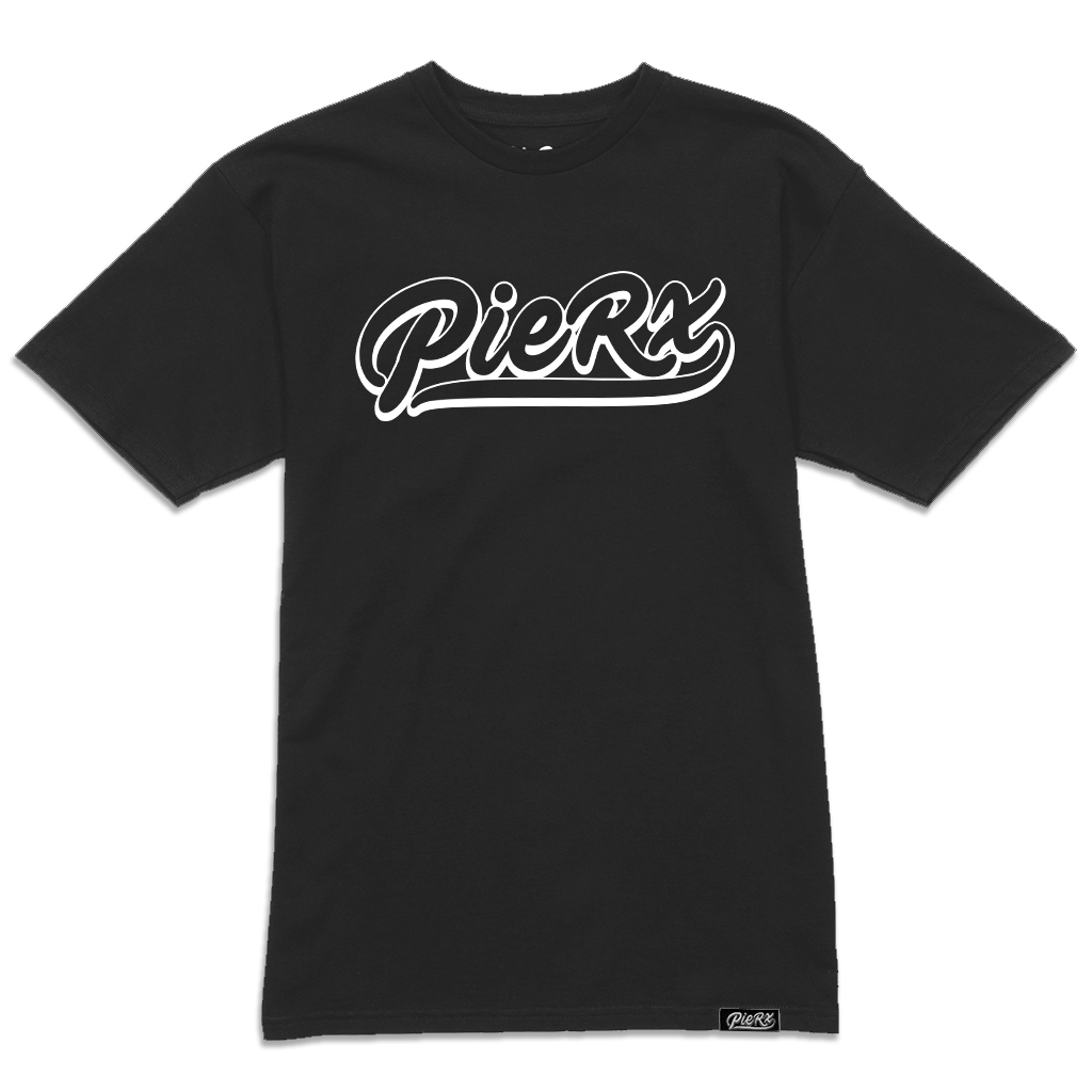 Whip Game Tee - Black/White – Pie-Rx Clothing