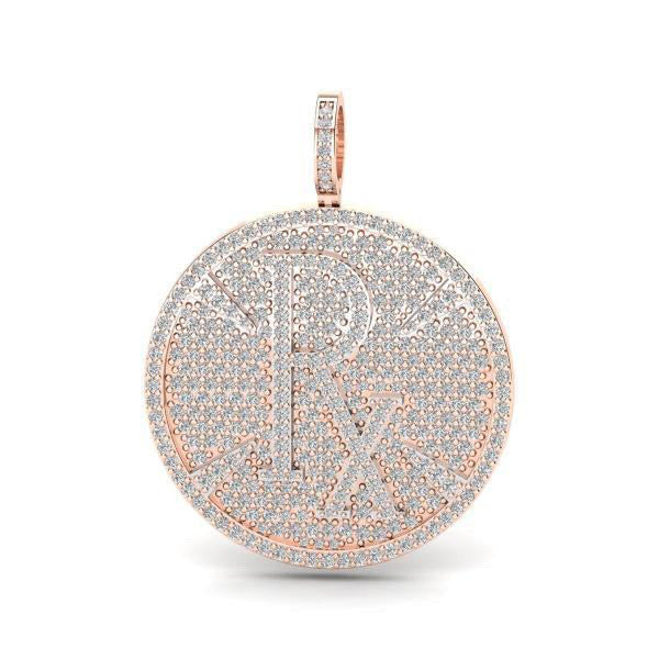 Pie-Rx Diamond Pendant - Rose Gold – Pie-Rx Clothing