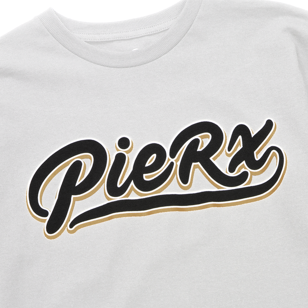 Whip Game Tee - White Gold – Pie-Rx Clothing