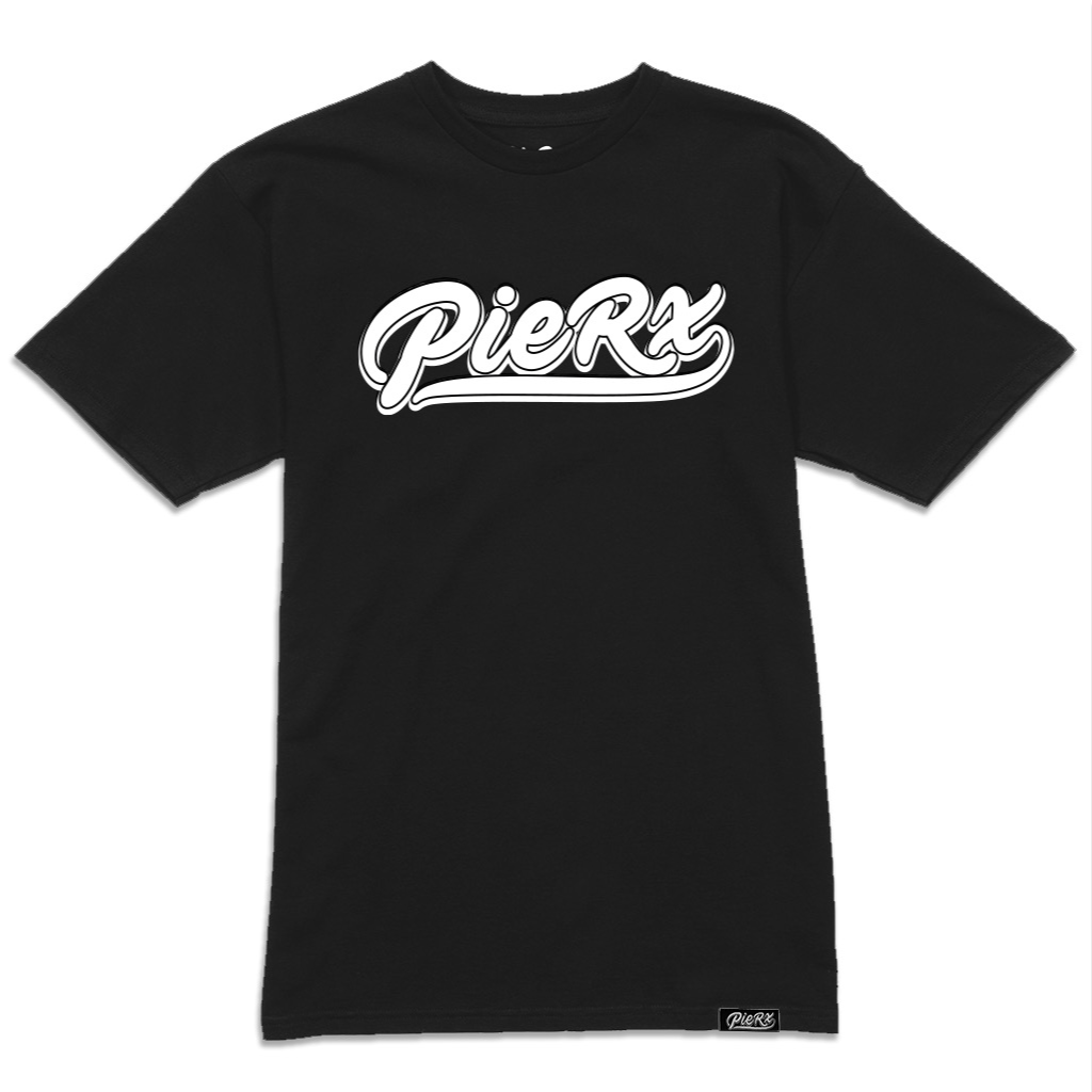 Whip Game Tee - Black/White – Pie-Rx Clothing